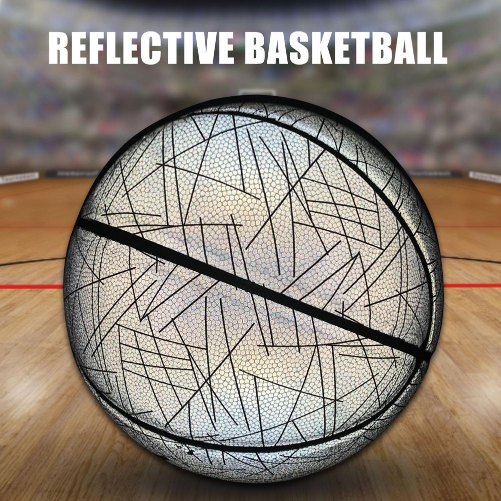 Size 7 Reflective Basketball - Night Luminous Holo... – Vicedeal