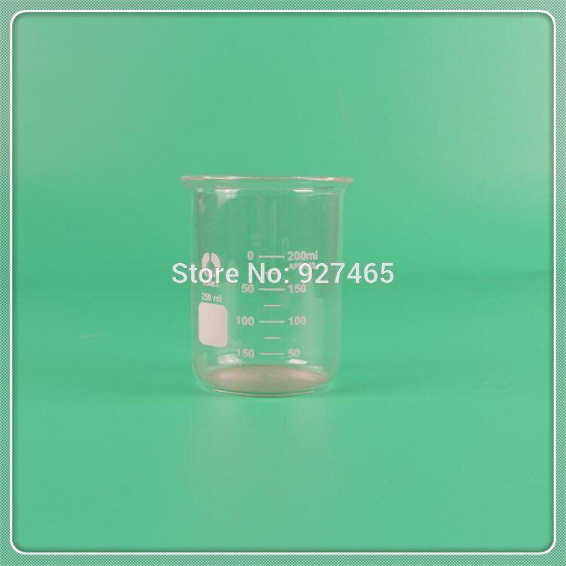 250ml High boron Glass beakers laboratory 250ml be... – Grandado