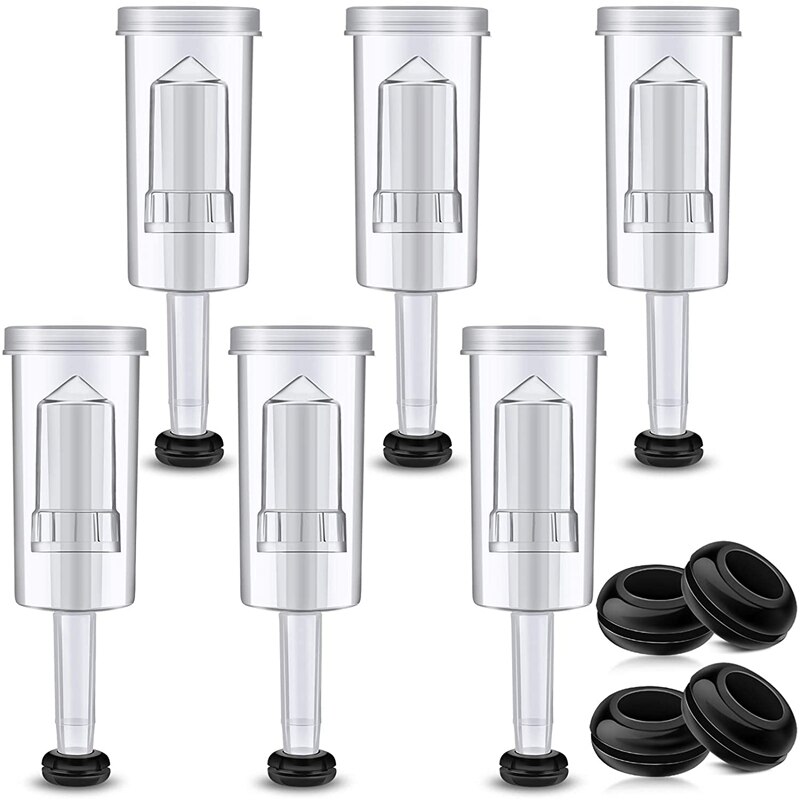 Airlock Set 10 Pcs Silicone Grommets and 6 Pcs Air... – Grandado