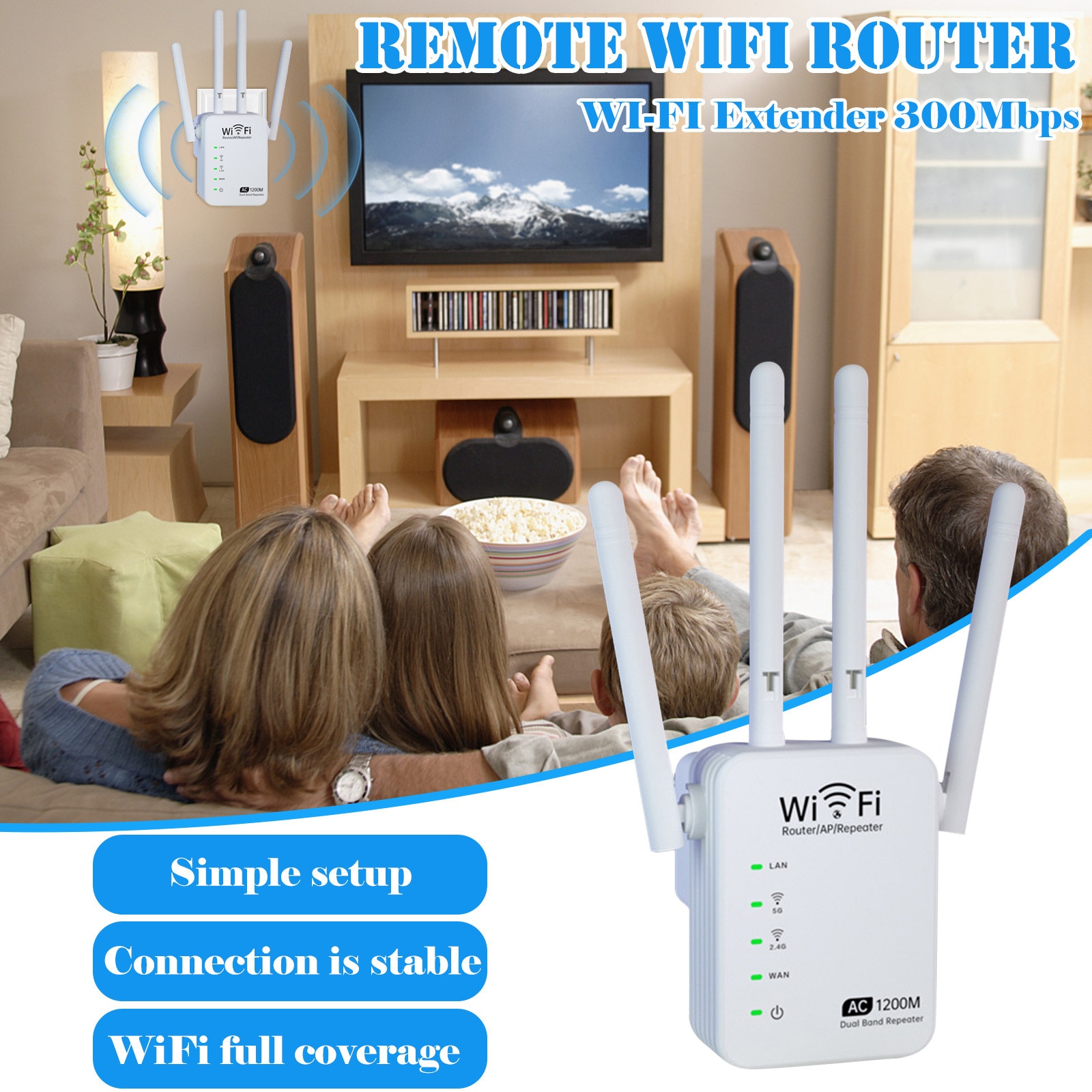 Wifi Extender Repeaters 1200M Signaal Booster Mode... – Vicedeal