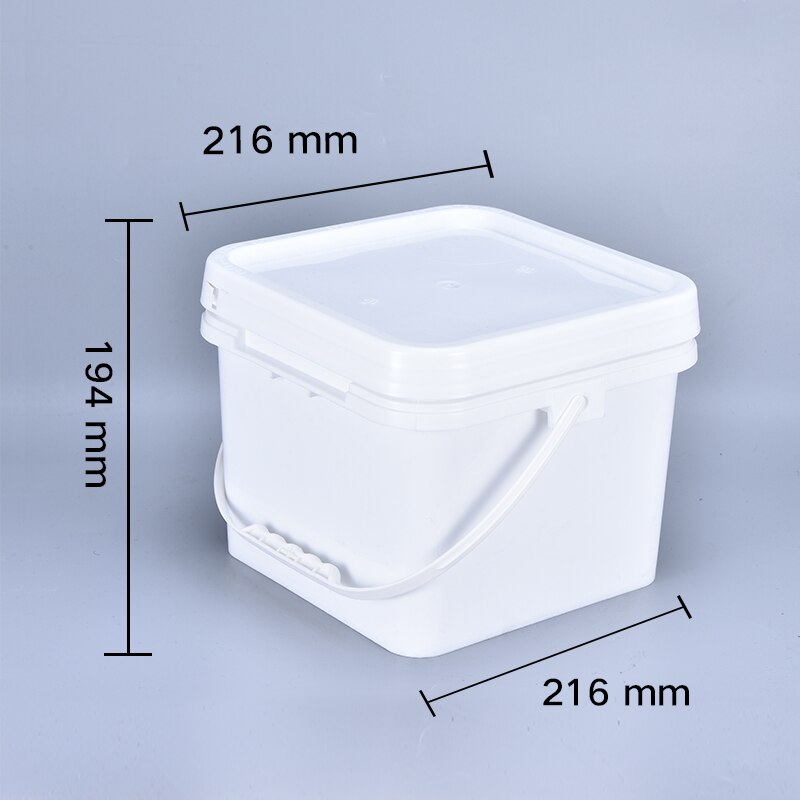 8 Liter Vierkante Plastic Container Food Grade Pp ... – Grandado