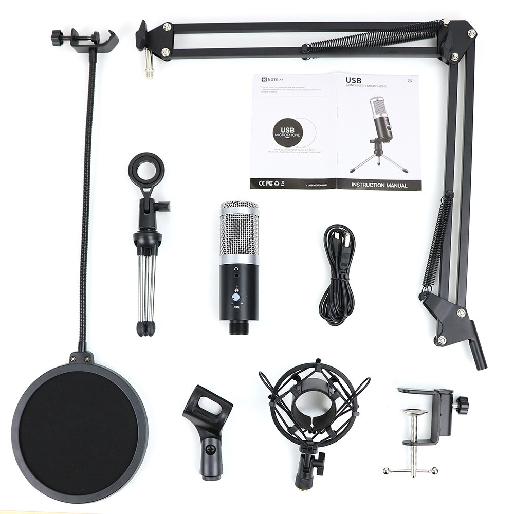 bm 800 Condenser Microphone 3.5mm Headphones jack ... – Grandado