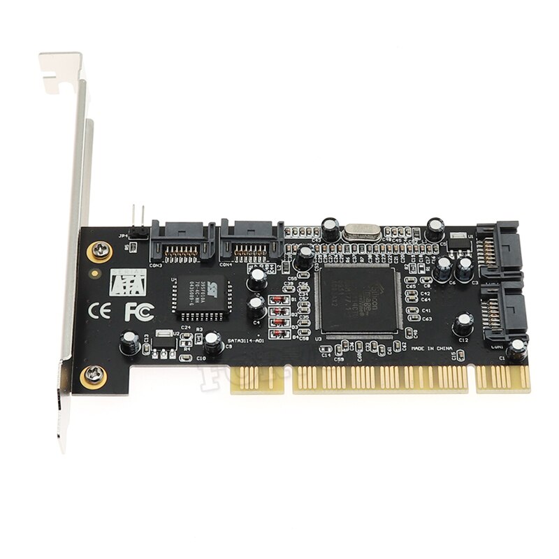 SATA controller PCI 4 Port SATA PCI Adapter expans... – Grandado