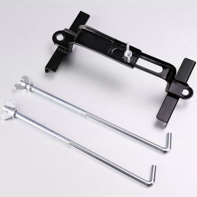 Rack Battery Holder Stand Adjustable Black Silver ... – Grandado