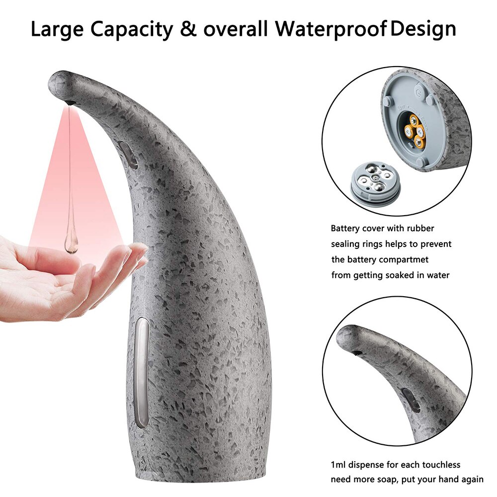 300ml Liquid Soap Dispenser Automatic Induction Fo... – Vicedeal