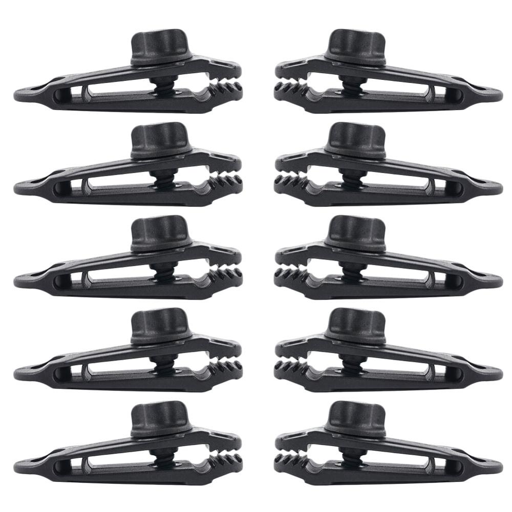 10pcs tent hike tarp clips Durable Premium Lock Gr... – Grandado