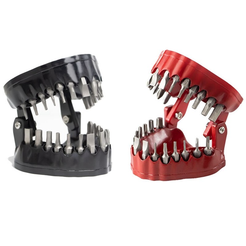 Funny Denture Drill Bit Holder Teeth Model Screwdr... – Grandado