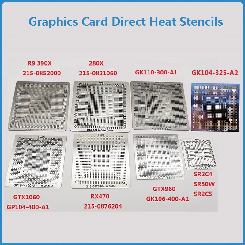 7Pcs Grafische Kaart Directe Warmte Stencils Voor ... – Grandado