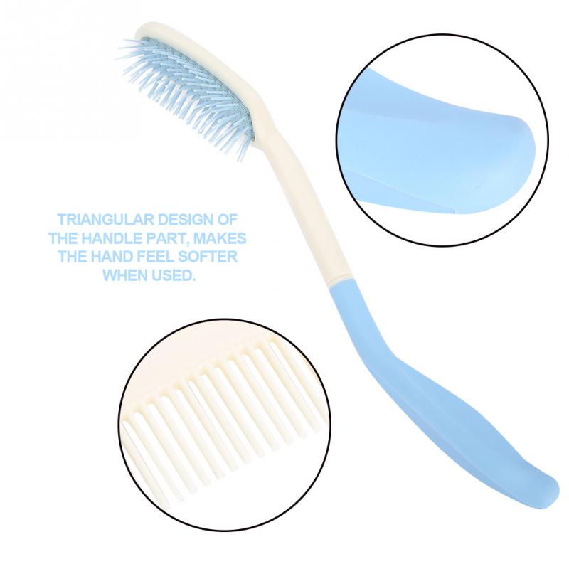 Long Handle Comb and Long Handle Hair Brush Anti-s... – Grandado