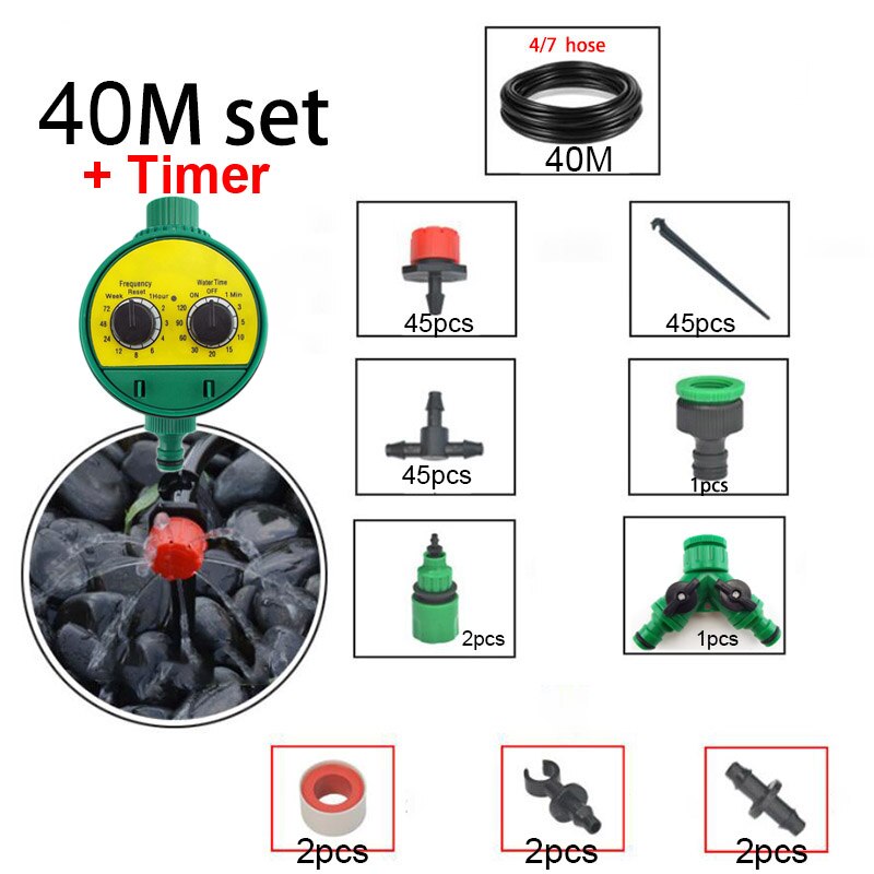 25M 50M Micro sprinklers Drip Irrigation Spray gar... – Grandado