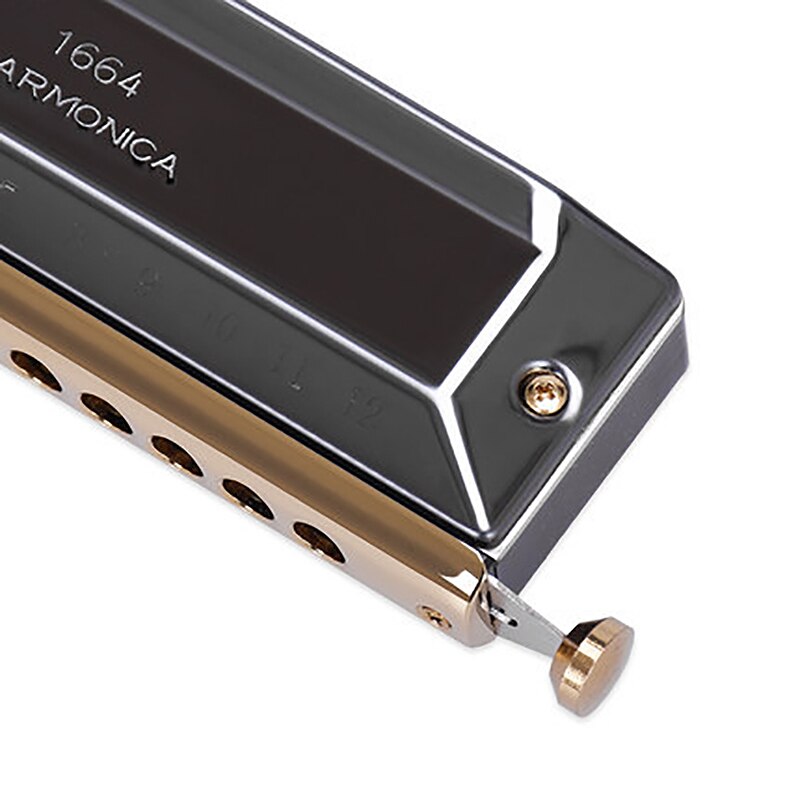 QIMEI Chromatic Harmonica 16 Hole 64 Tone Key of C... – Grandado