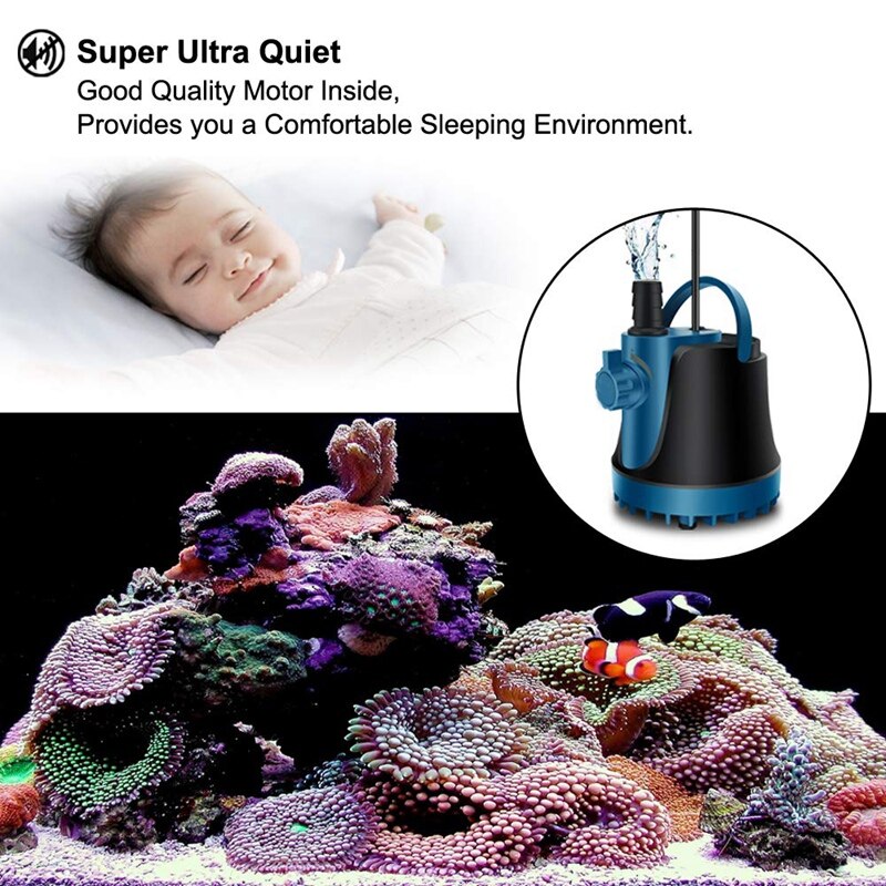 25W Submersible Water Pump 400GPH Submersible Pump... – Grandado