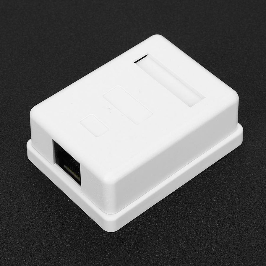 2pcs RJ45-8P8C Networks Box CAT6 Single Port Netwo... – Grandado