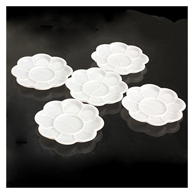 5Pcs Plastic Nail Art Paint Color Mixing Palette P... – Grandado