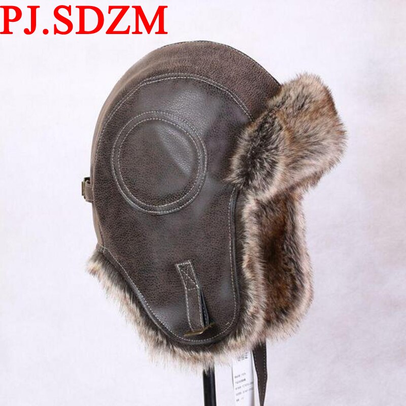 Winter Male and Female Hat Thermal Wool Hat Pilot ... – Grandado