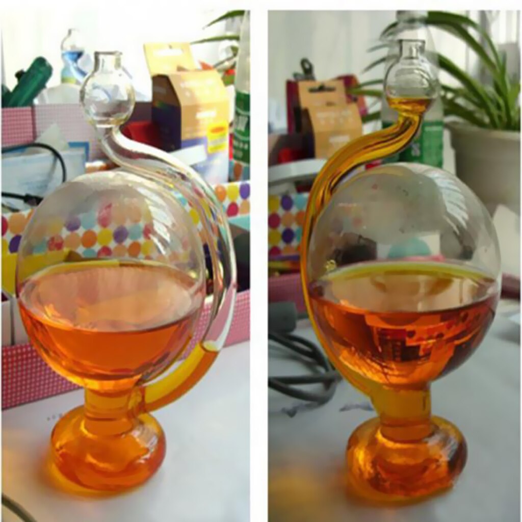 Thuis Analoge Weerstation, Glas Barometer, Blauw B... – Grandado