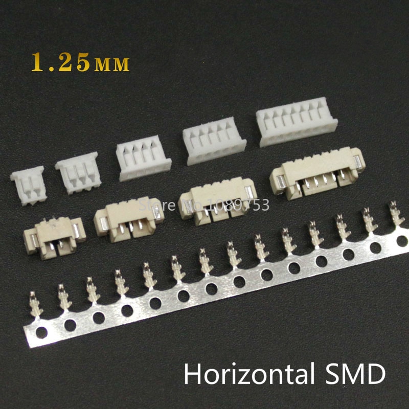 20 Sets Micro Jst 1.25-2/3/4/5/6/7/8 Pin Connector... – Vicedeal