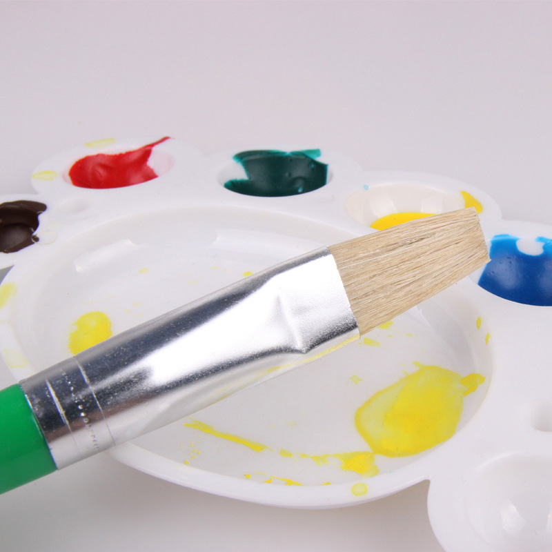 EZONE Candy Color Plastic Handel Paint Brush Brist... – Vicedeal