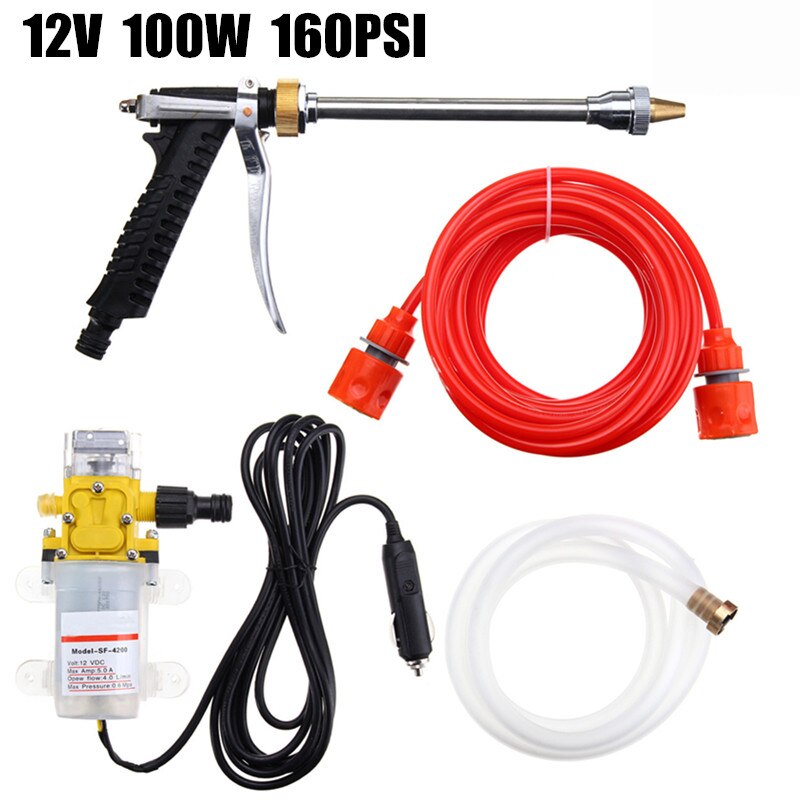 12V 100W 160PSI Hoge Druk Auto Elektrische Wassen ... – Vicedeal