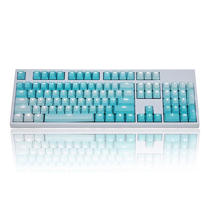 104 Keys Sunset Gradient Backlit Keycaps Thick PBT... – Vicedeal