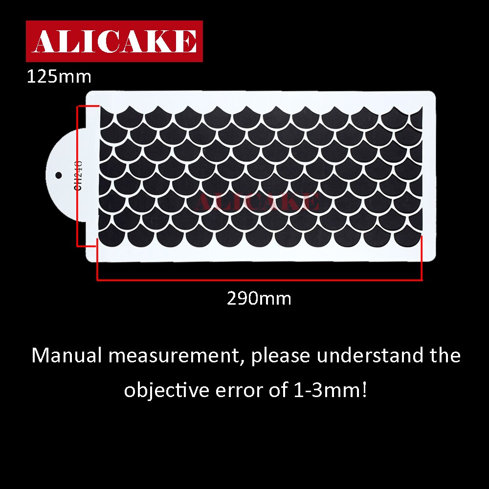Cake Stencil Fish Scales Shape Pattern Cake Decora... – Vicedeal