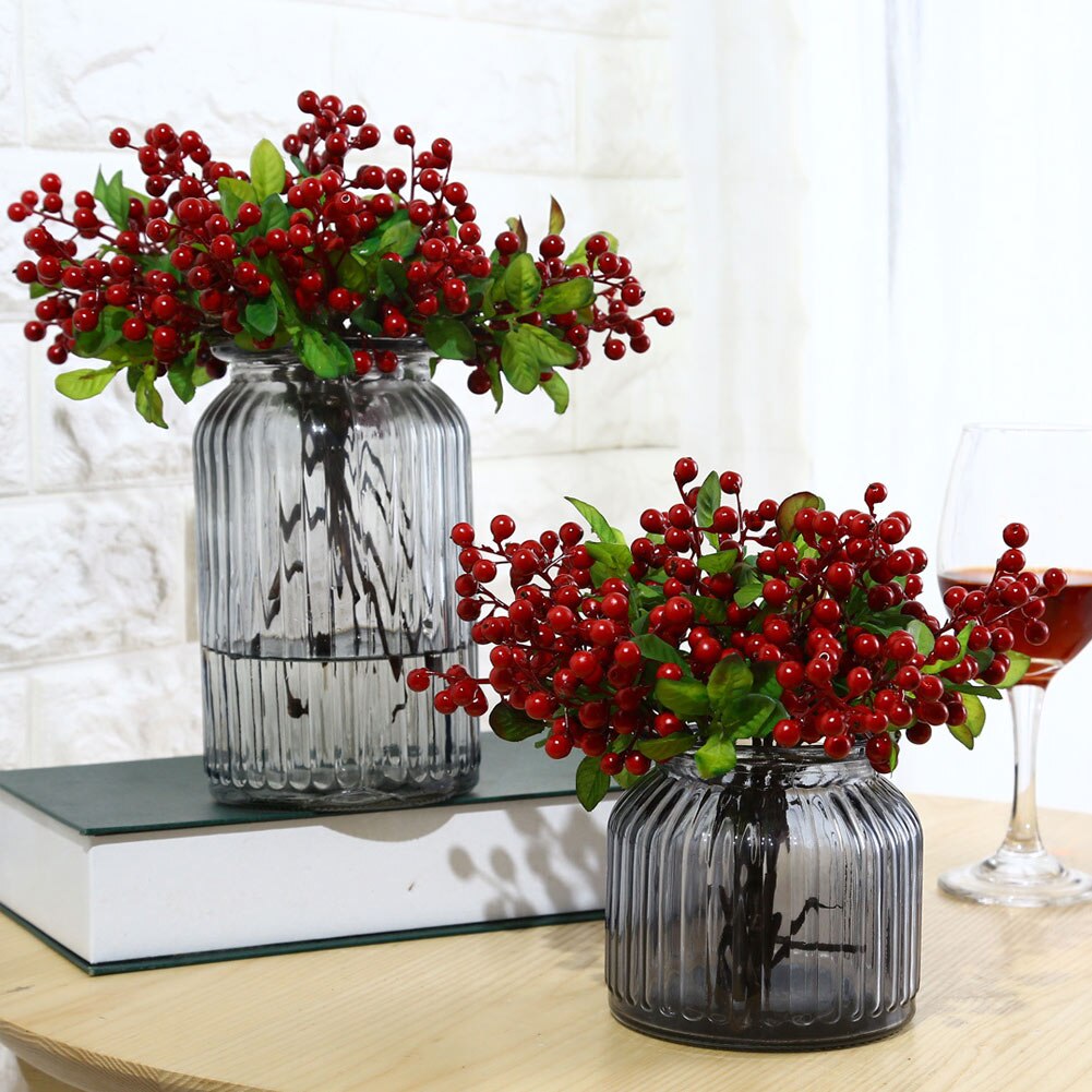 Artificial Simulation Berry Flower Plant Bouquet H... – Vicedeal