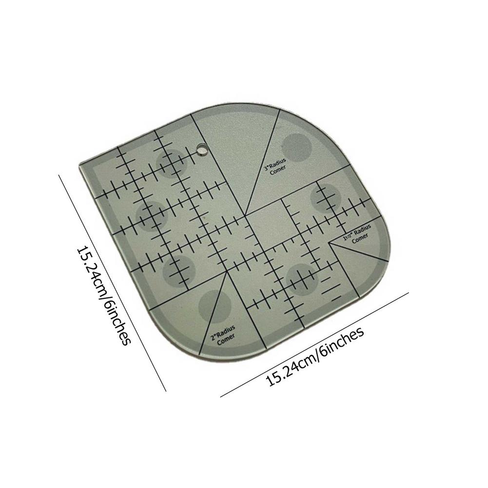 Quilting Ruler DIY Patchwork Ruler Quilt Circle Cu... – Grandado
