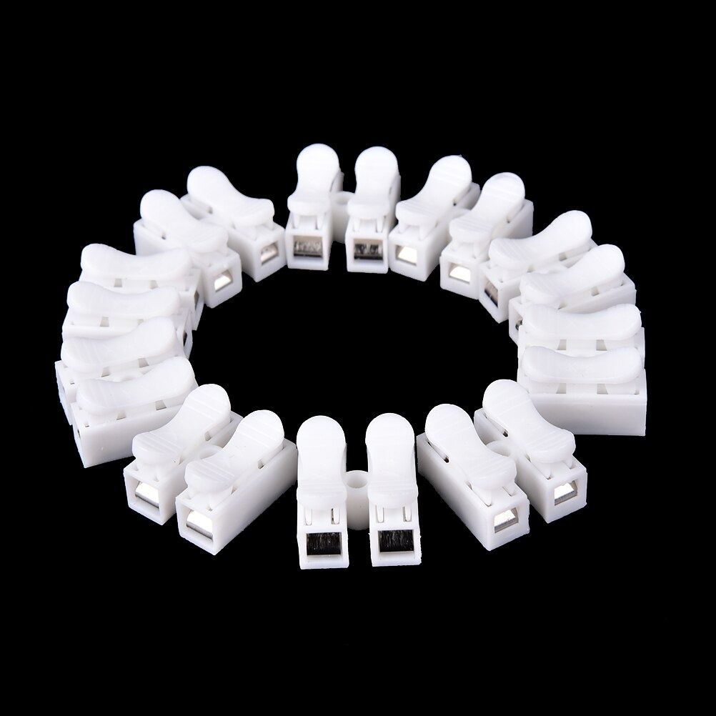 50pcs/lot Plastic Push Type Wire Connector 2P 3P B... – Vicedeal