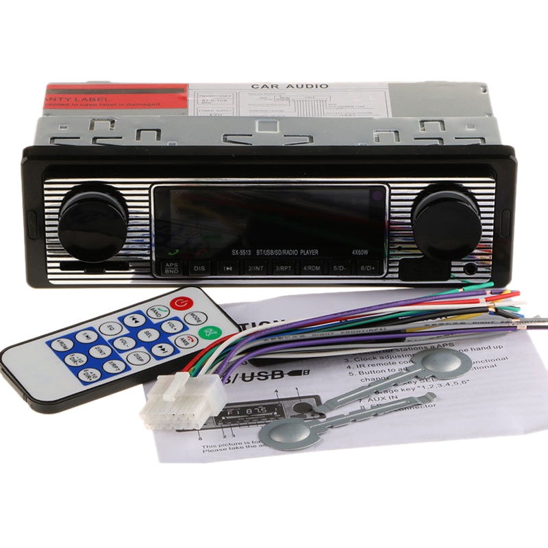 Car Bluetooth Radio Mp3Player Stereo Usb Aux Class... – Vicedeal
