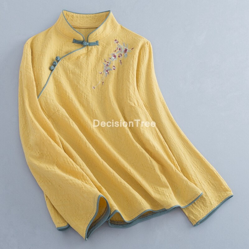 Vrouwen Satin Cheongsam Blouse Chinese Tops Elegan... – Vicedeal