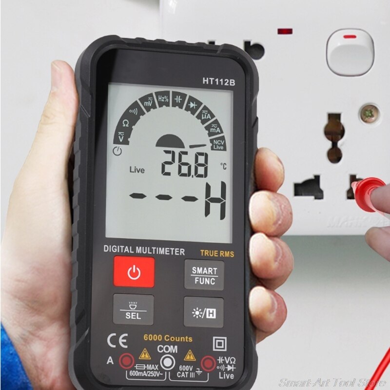 Digital Multimeter Auto 600V True Rms Battery Test... – Vicedeal