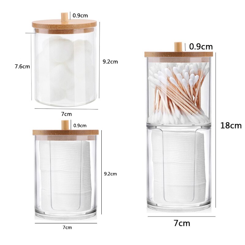 Makeup Cotton Pad Organizer Storage Box For Cotton... – Grandado