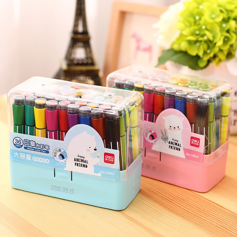 Cute Kids Drawing Pens Stamp Children Washable Wat... – Vicedeal
