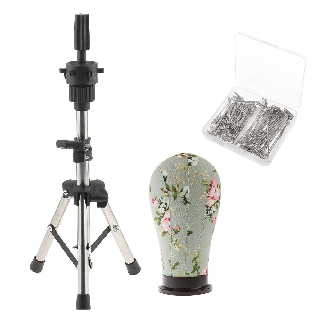 Training Mannequin Head Adjustable Canvas Block Wi... – Vicedeal