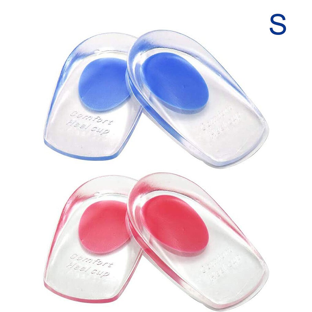 2 Pairs Silicone Gel Insoles Heel Plantar Fasciiti... – Grandado