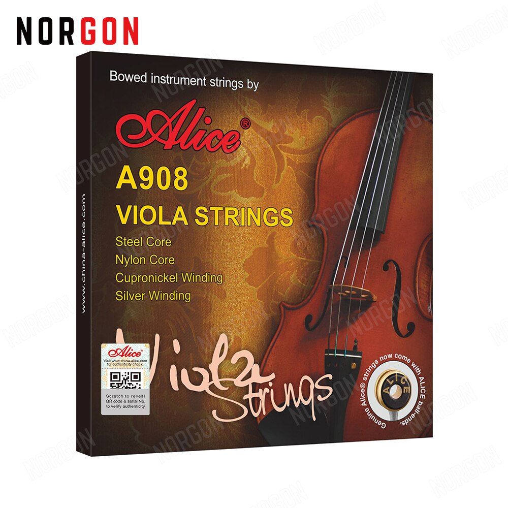 Alice Geavanceerde Altvioolsnaren Stalen/Nylon Cor... – Grandado