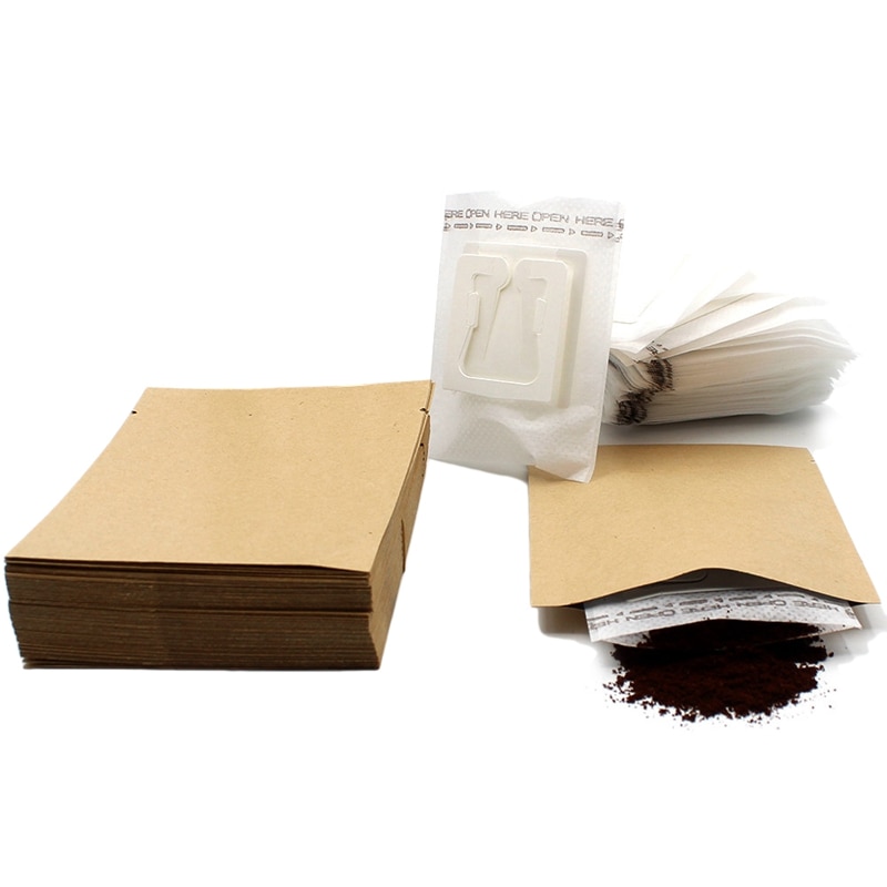 200 Sets Combination Coffee Filter Bags And Kraft ... – Vicedeal