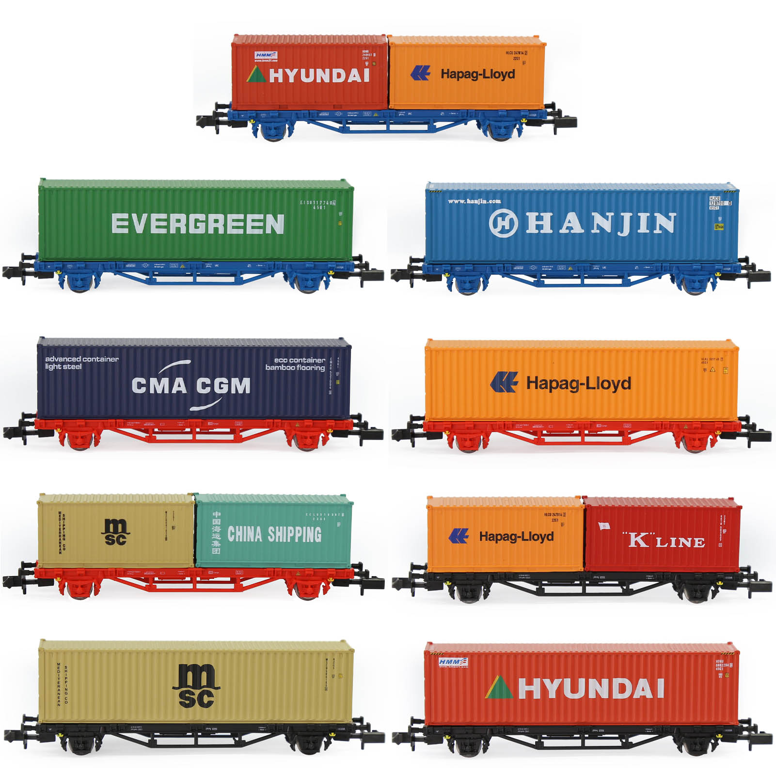 Model Railway N Schaal 1:160 Platte Auto Met Conta... – Vicedeal
