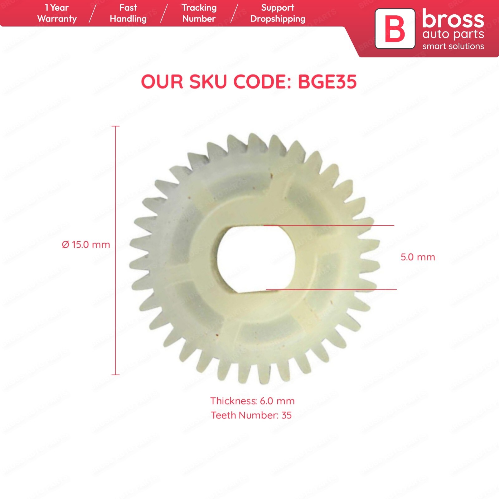 Bross BGE35 lusterko boczne na japońskie samochody... – Grandado