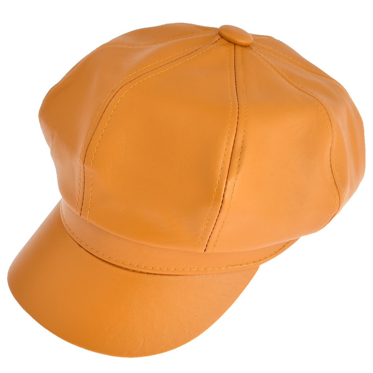 Unisex Autumn Winter Solid color PU British retro ... – Vicedeal