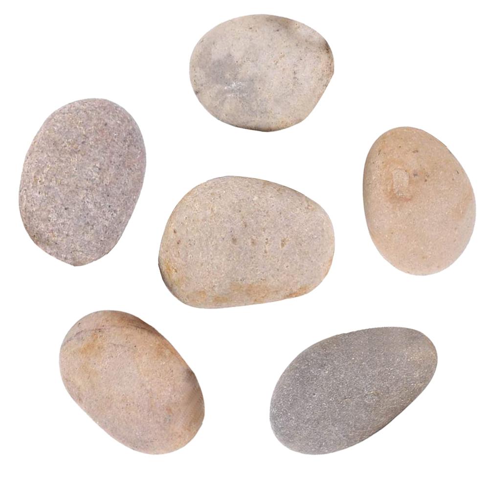 6Pcs Flat Stones Pebbles Drawing Painted Craft Sto... – Vicedeal