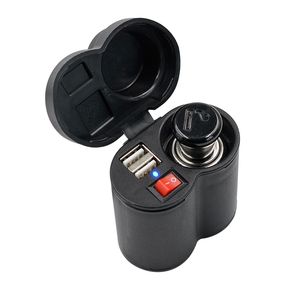 Motorcycle Dual USB Ports Lighter Socket Quick Pho... – Grandado