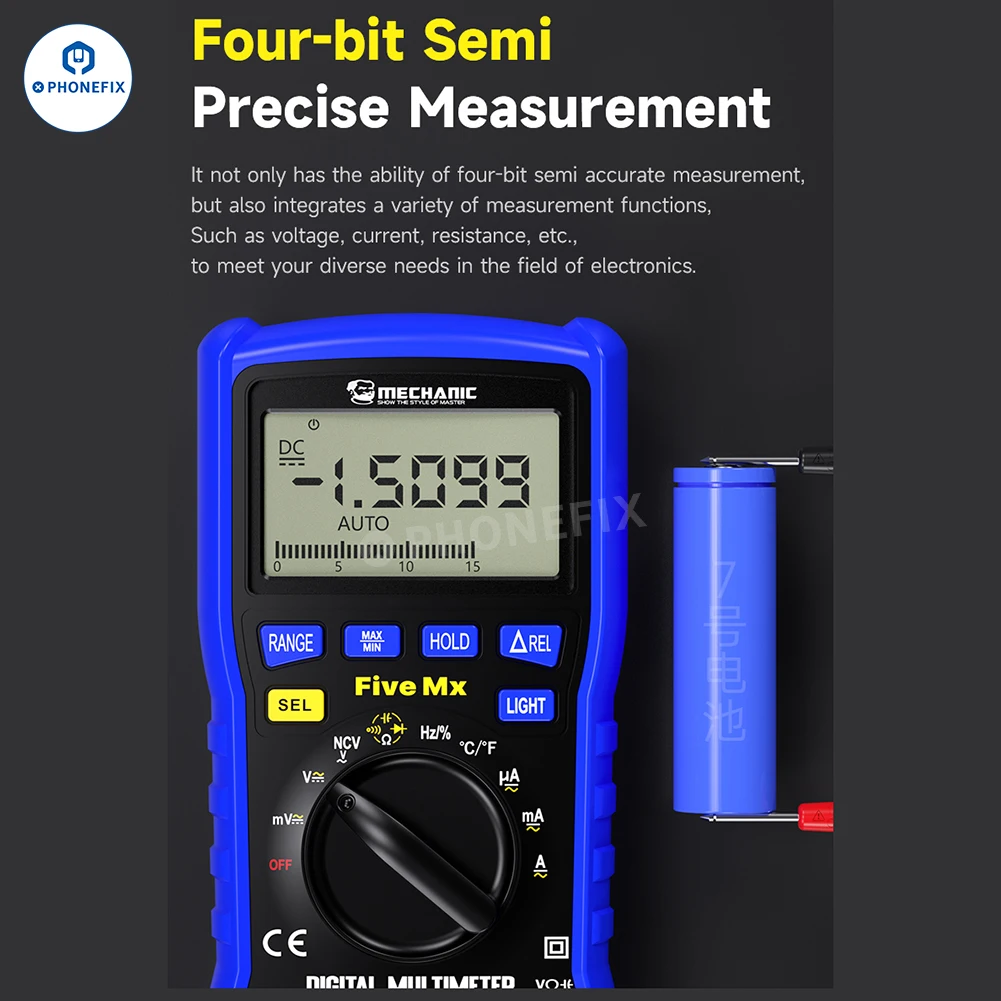 MECHANIC Digital Multimeter with NCV Function Auto... – Grandado
