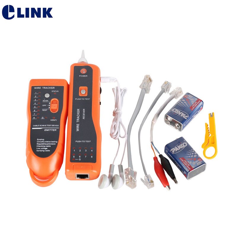 XQ-350 RJ45 RJ11 CAT5 CAT6 Wire Tracker Tester Tel... – Vicedeal