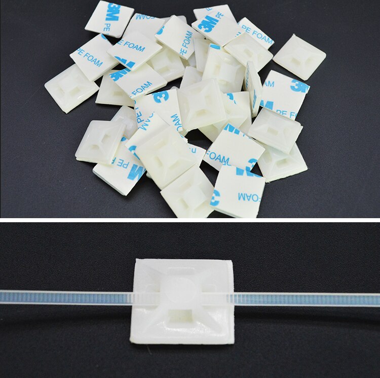 10pcs HS Type Cable Clamp Self Adhesive Cord Clip ... – Grandado