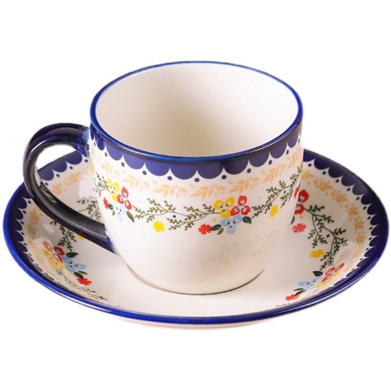 European Tea Cup Set Black Tea Ceramic Afternoon T... – Grandado