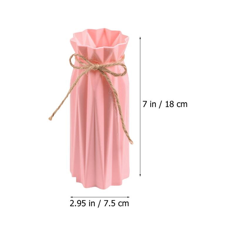 3pcs Paper Folding Vase Decor Plastic Unique Flowe... – Grandado