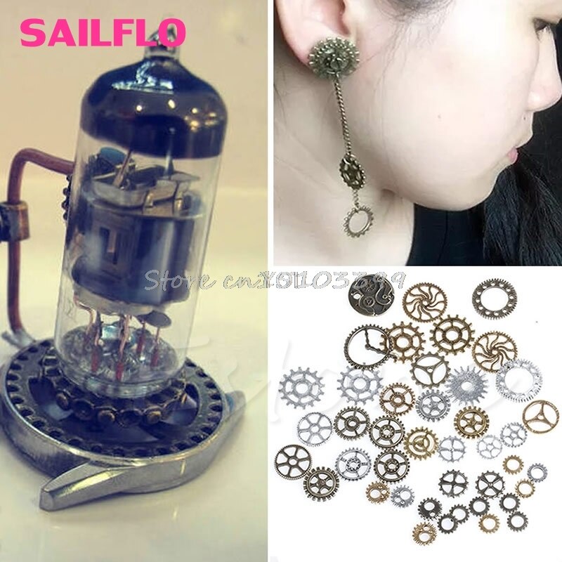 42Pcs/Pack Mix Alloy Mechanical Steampunk Cogs & G... – Vicedeal