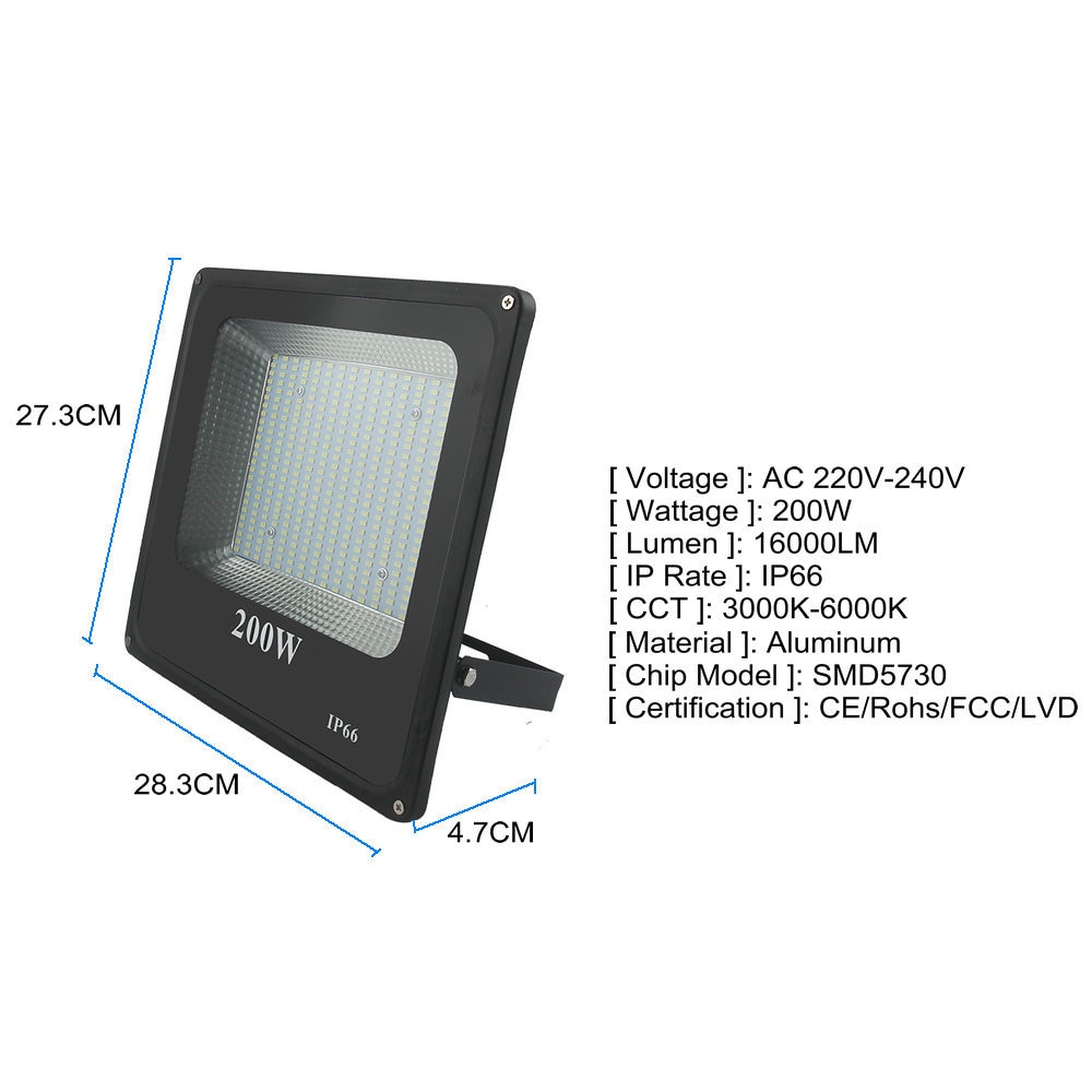 BUYBAY 50w 100w LED Flood light 220V 240V 30w 200w... – Vicedeal