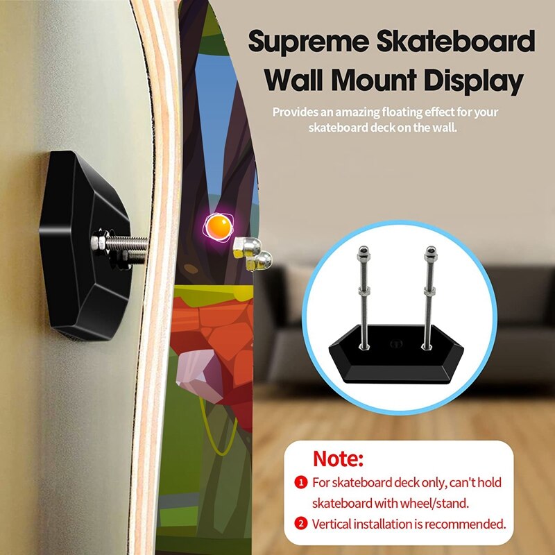 2 Pcs Skateboard Wall Mount Acrylic Hover Mount Sk... – Vicedeal